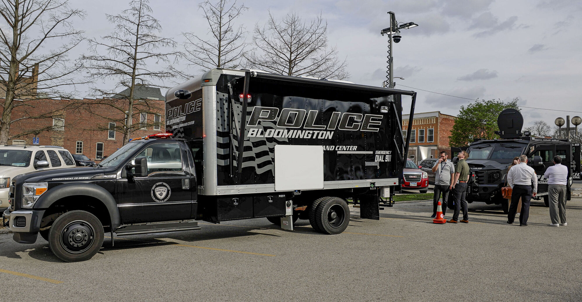 Bloomington police unveil mobile command, SWAT vehicles