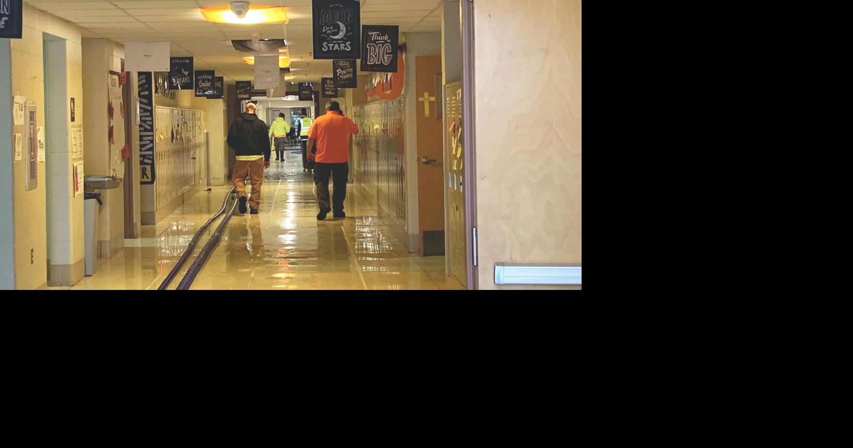 Repairs continue at Chiddix Junior High, with e-learning scheduled for ...