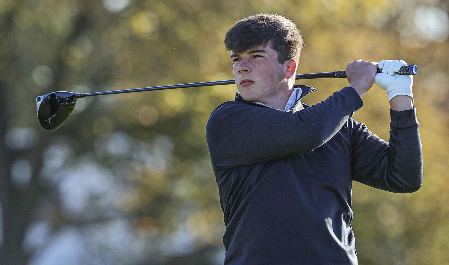 Photos: Day one action for IHSA Boys' Class 2A at Weibring Golf Club