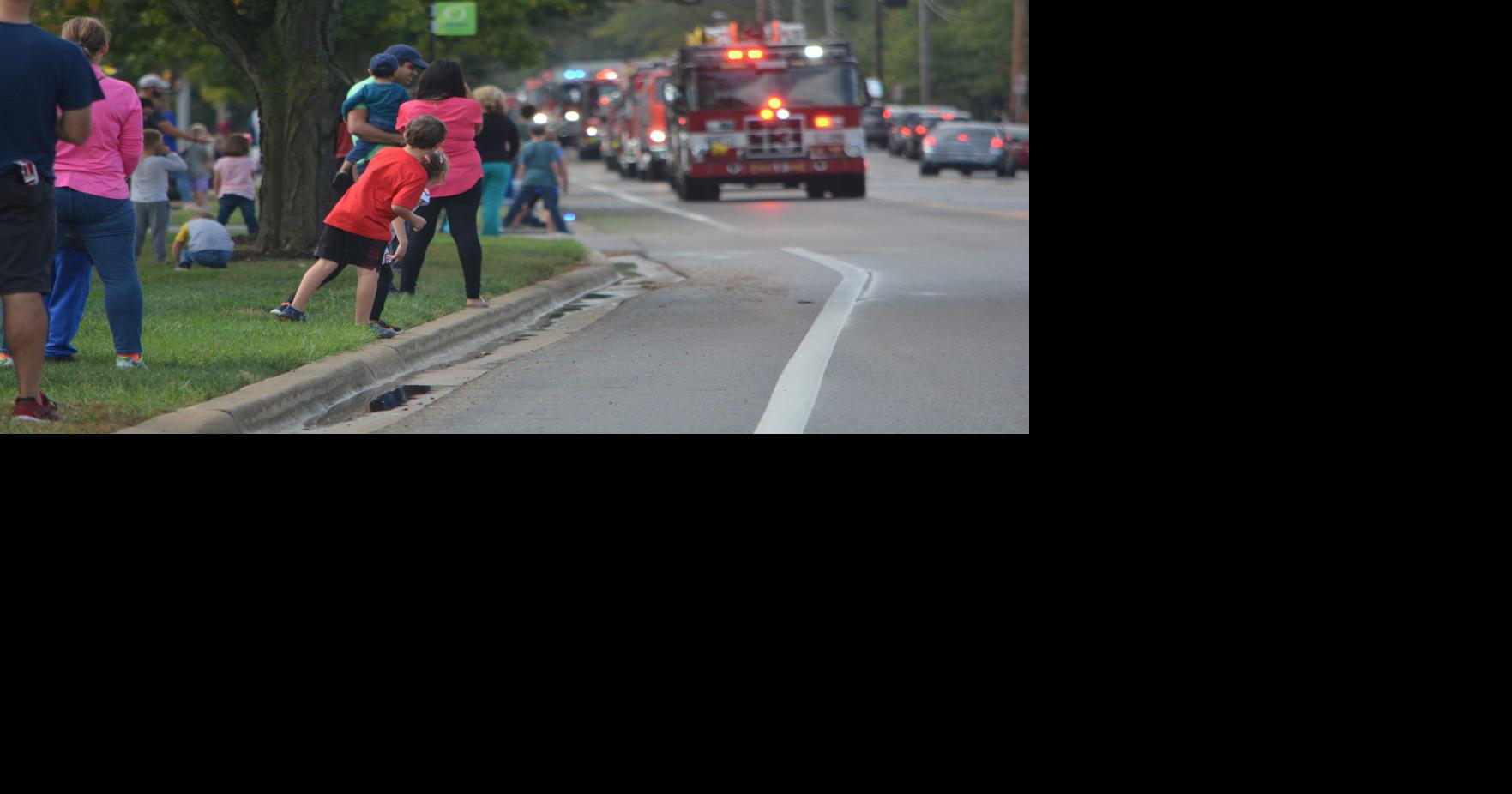 Fired up: Hundreds watch annual Fire Truck Parade