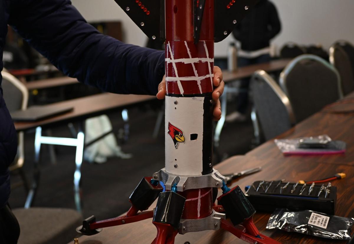 ISU team test model Vertically Landed Rocket equipment