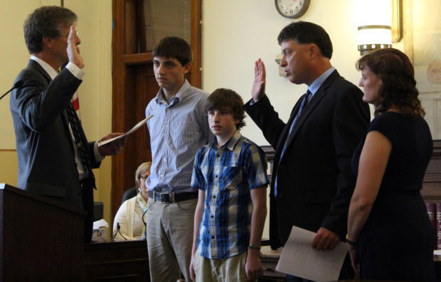 Fitton and Yedinak sworn in as judge and state's attorney