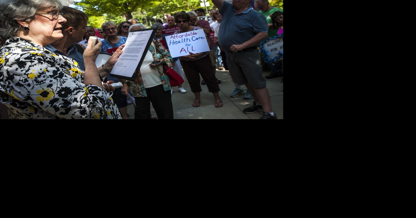 Protesters oppose proposed cuts to Medicaid