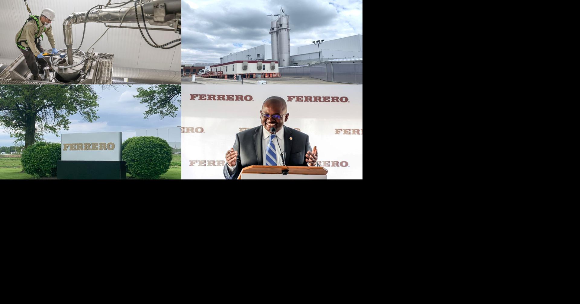 Ferrero's North American chocolate processing facility opens