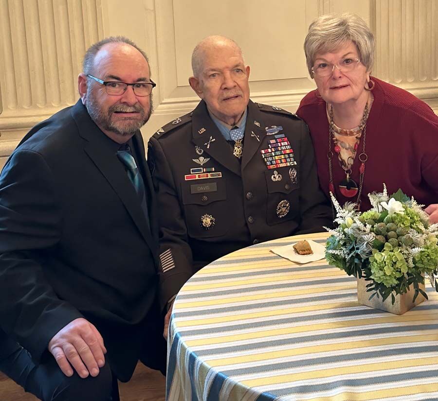 Former Roanoke woman attends Col. Davis ceremony