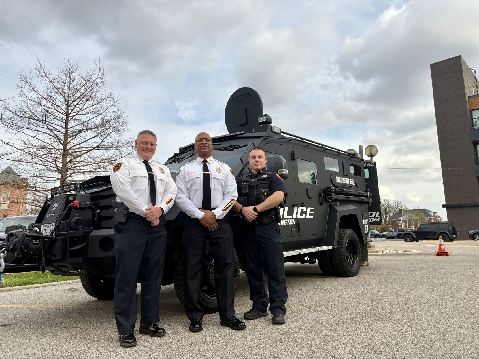 Bloomington police unveil mobile command, SWAT vehicles