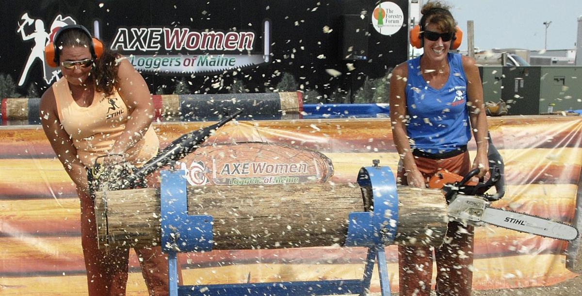 Photos: Axe Women Loggers of Maine 8/5/2015