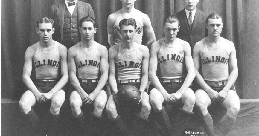 Illinois basketball uniforms through the years