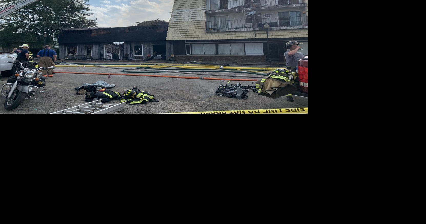 Downtown Minier fire displaces at least 12 families