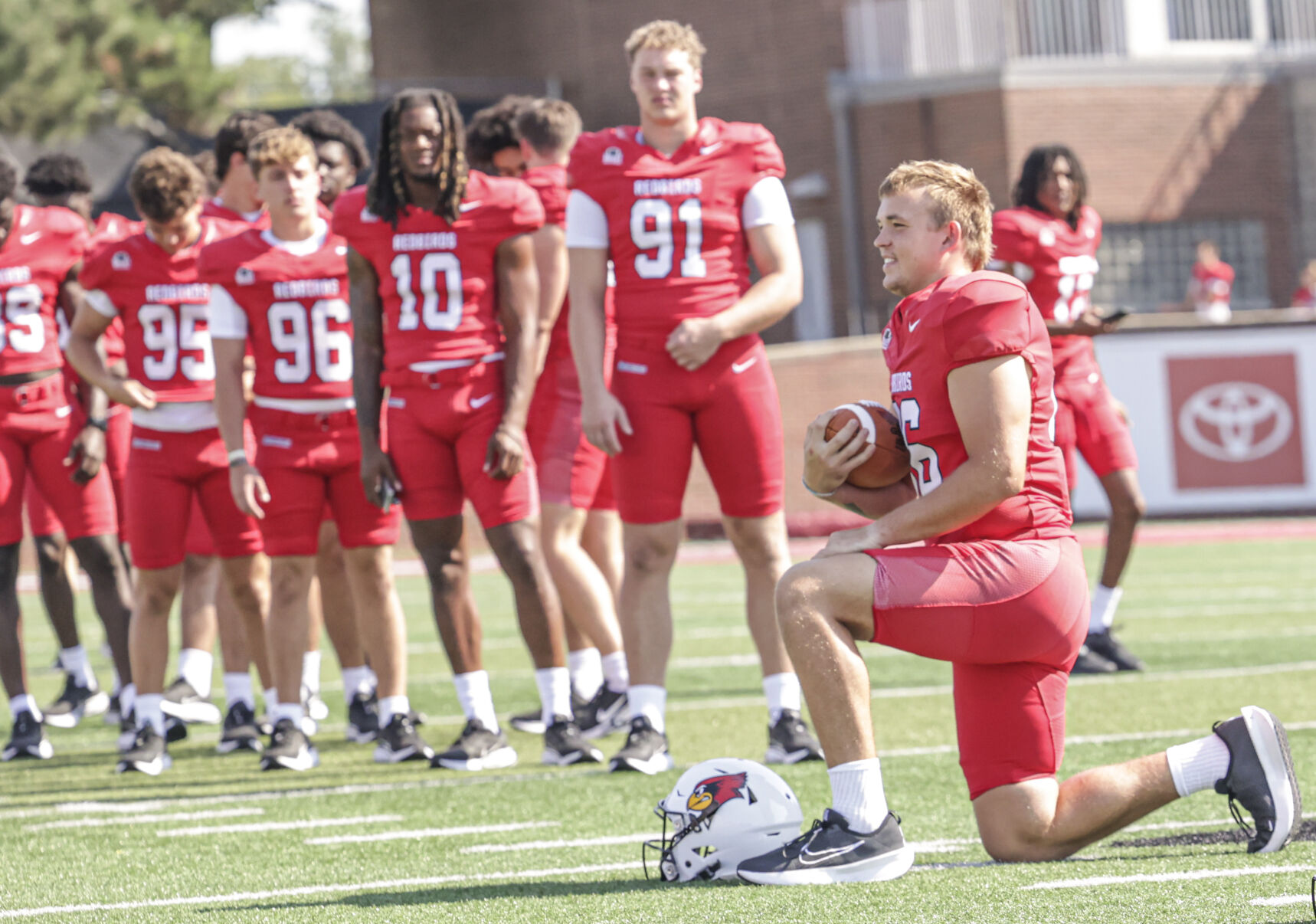Photos: Photo day for the Illinois State football team at Hancock Stadium