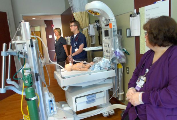 Hospital staff prepares for troubled births with simulation