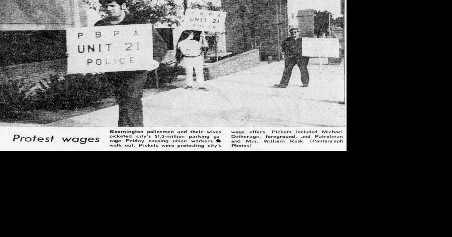 50 years ago: Bloomington police picket at beleaguered downtown parking ...