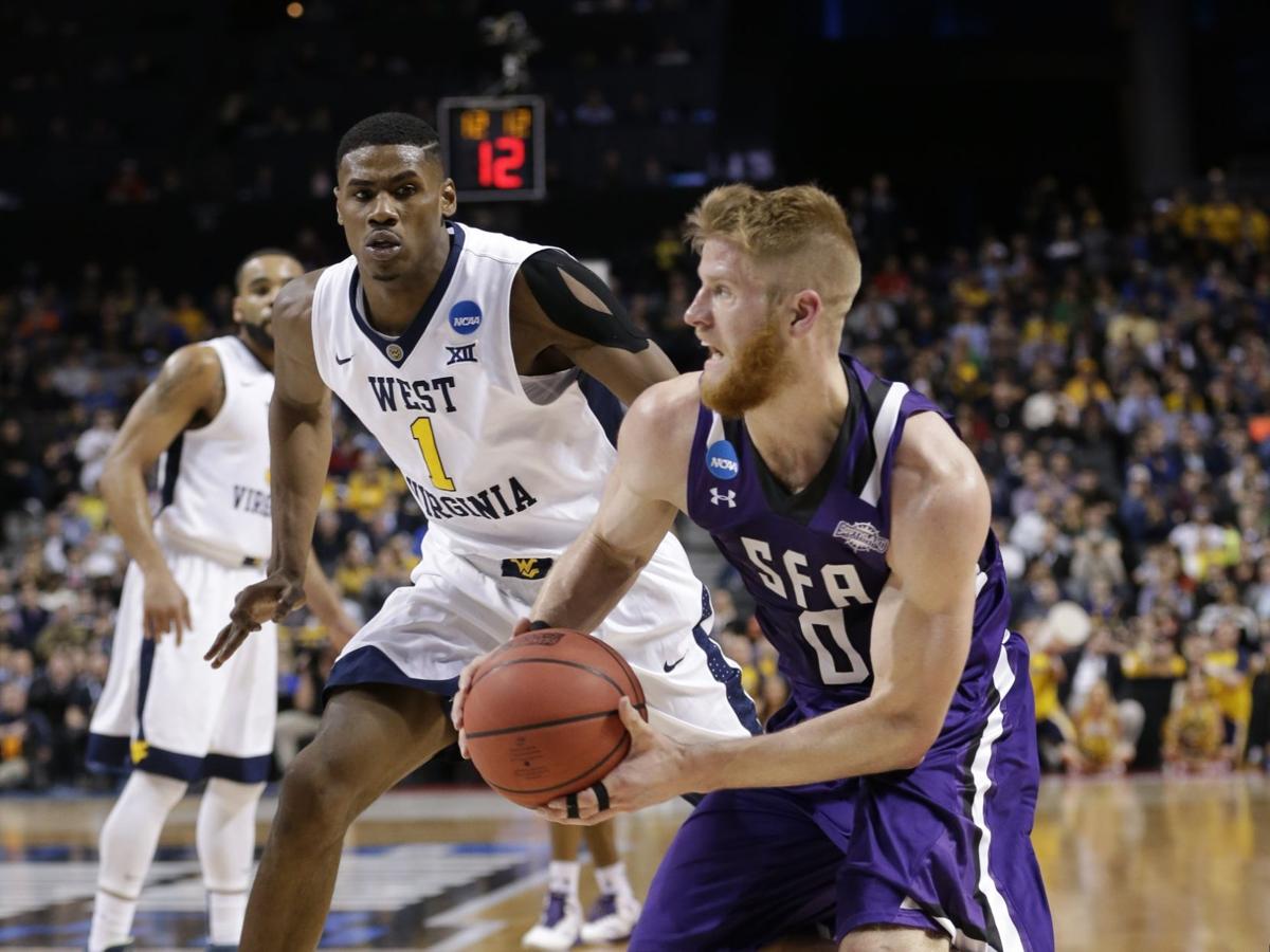 Walkup, Stephen F. Austin surprise West Virginia in rout