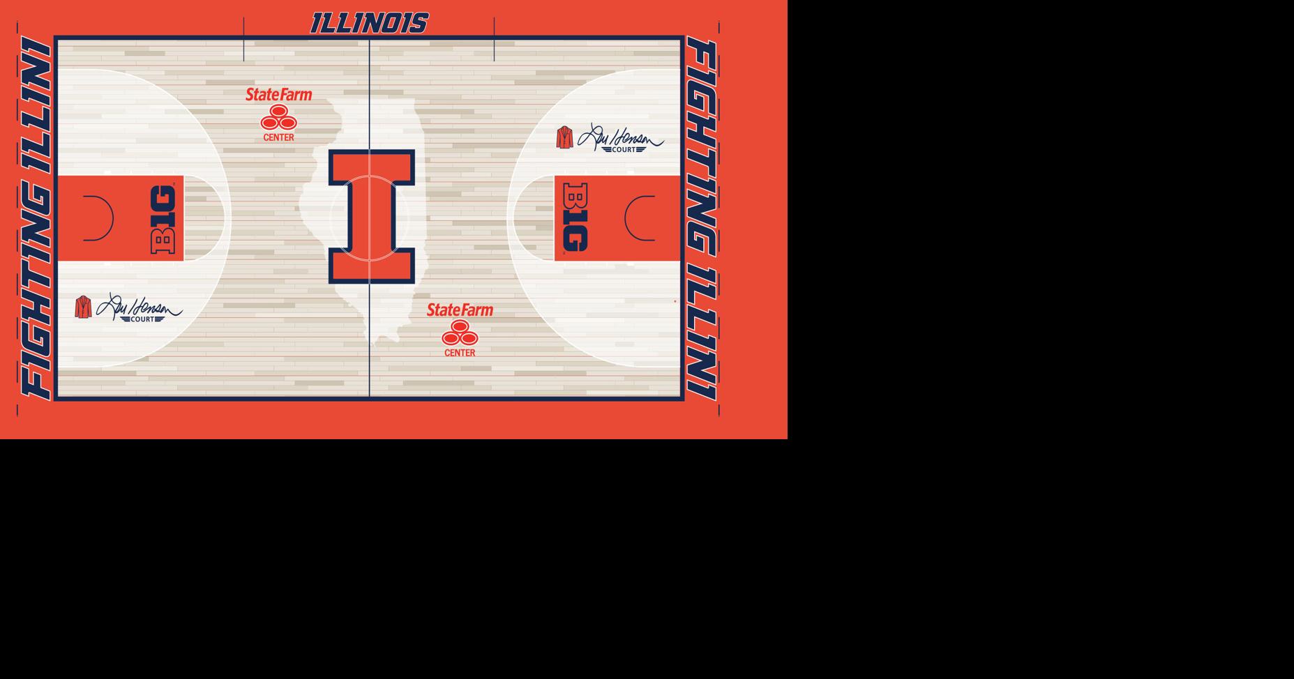 Illini name State Farm Center floor 'Lou Henson Court'