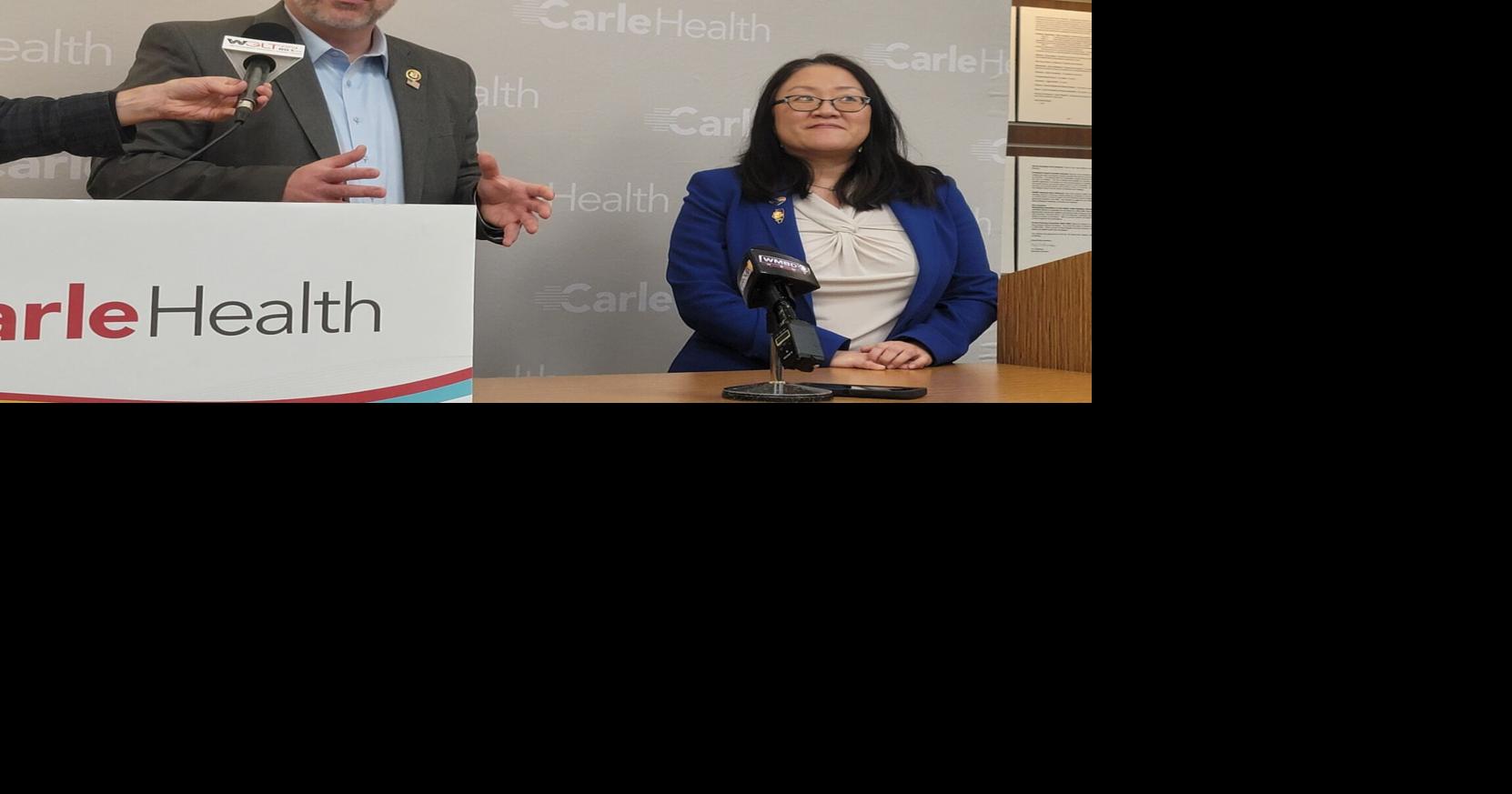 Sorensen talks health care costs at Carle BroMenn in Normal