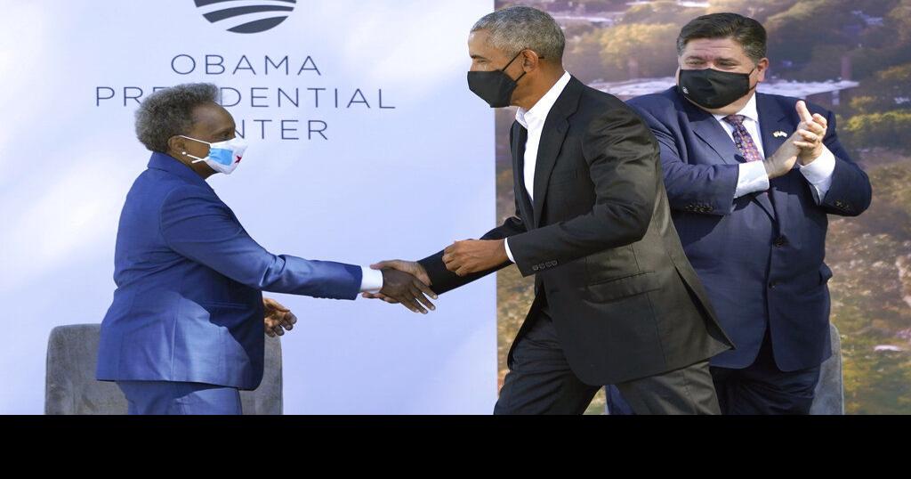 As work on the Obama Presidential Center progresses, some call on city ...