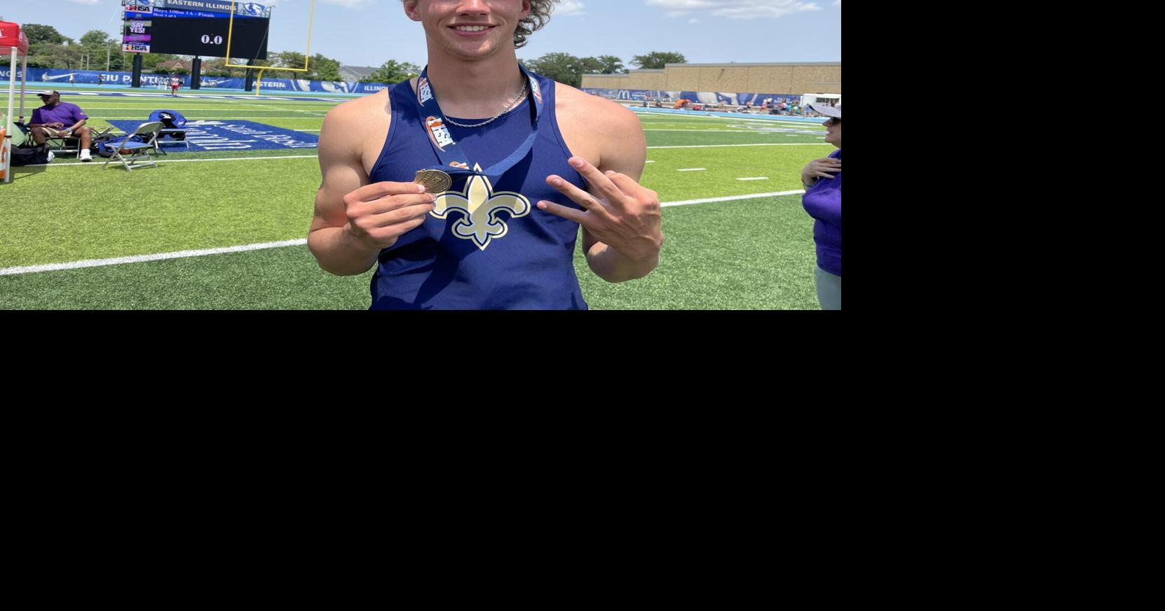 Whitaker's state-record pole vault highlights Area boys track state ...