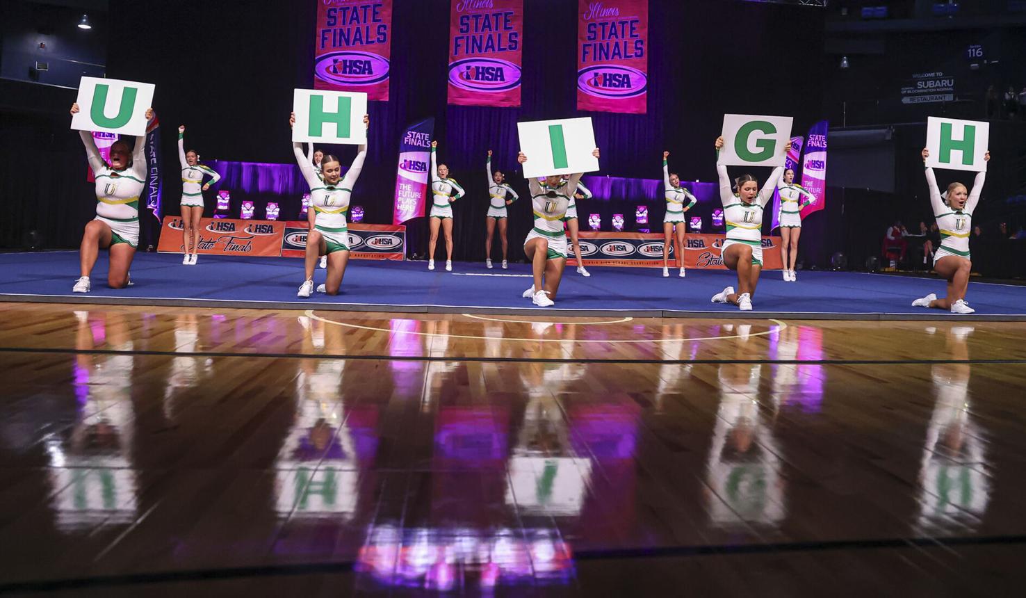 Lexington, U High place in IHSA Cheer Finals