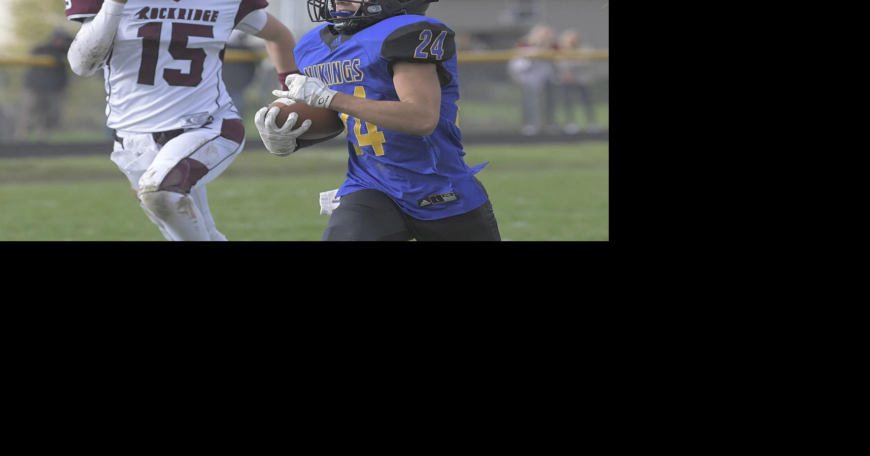 Photos: Tri-Valley football team outlasts Rockridge at Downs