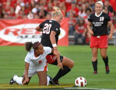 ISU, Illinois women's soccer tie