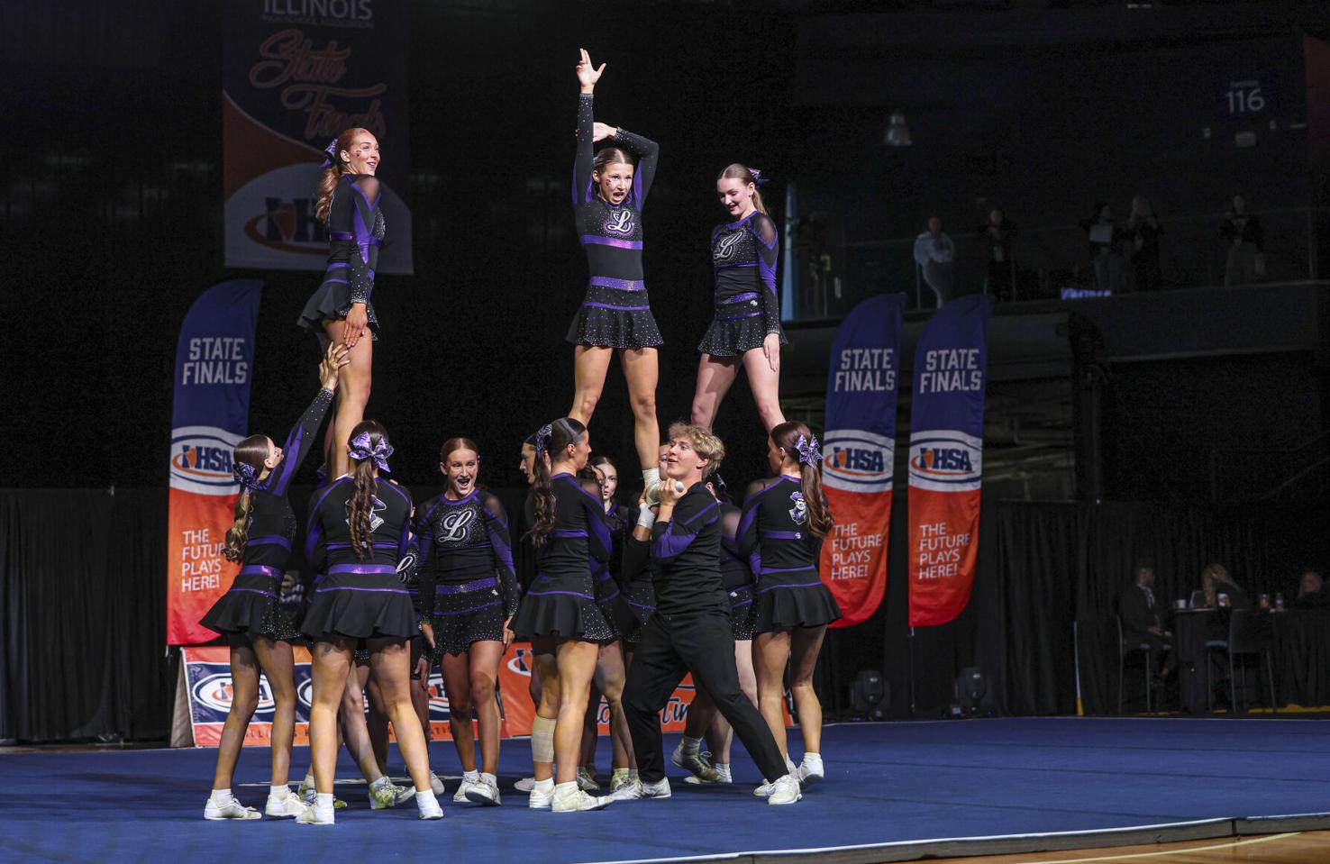 IHSA Competitive Cheer State Finals brings hundreds