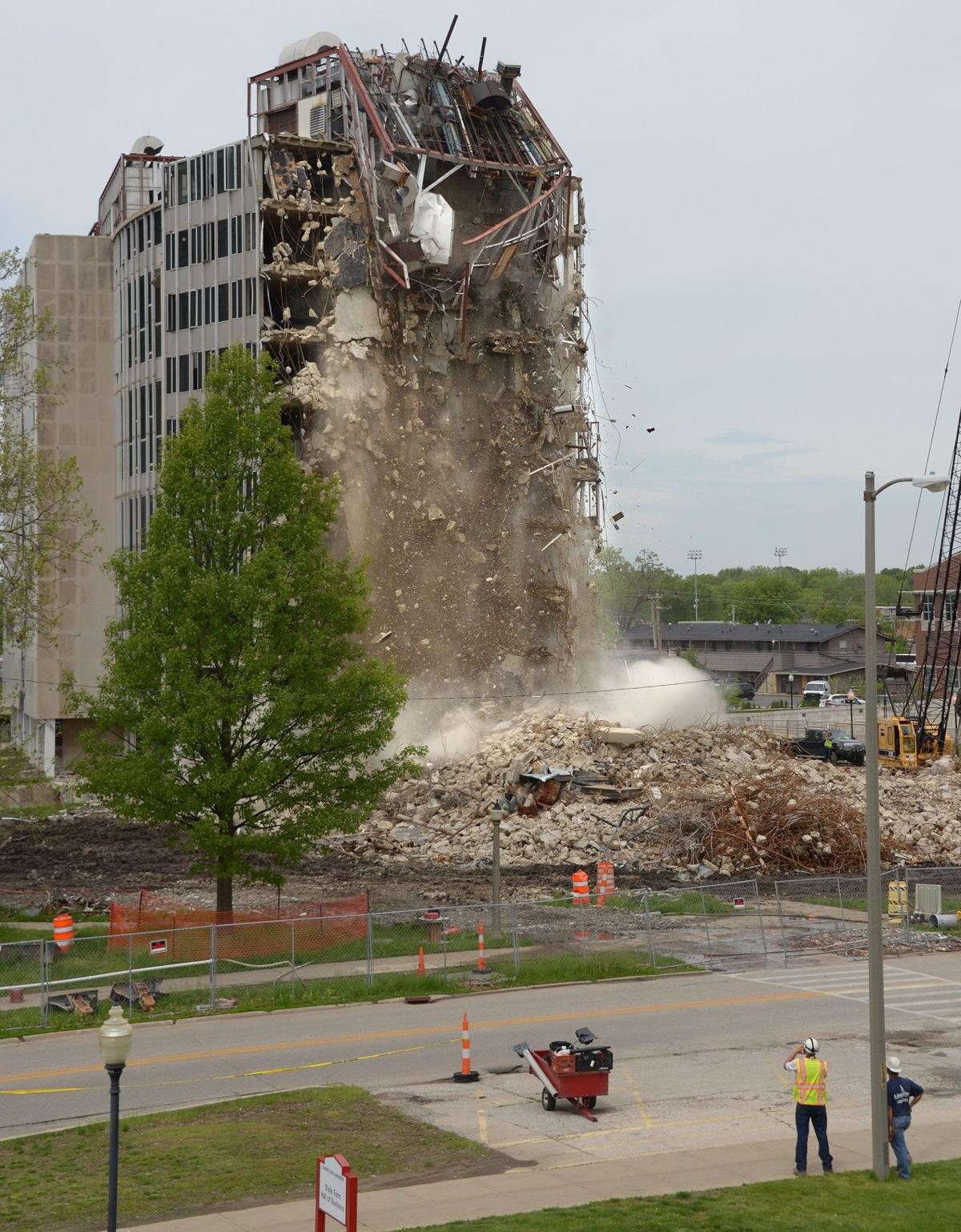 Photos: Demolition of ISU residence halls
