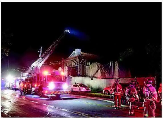 'Wild' fire sparks teamwork