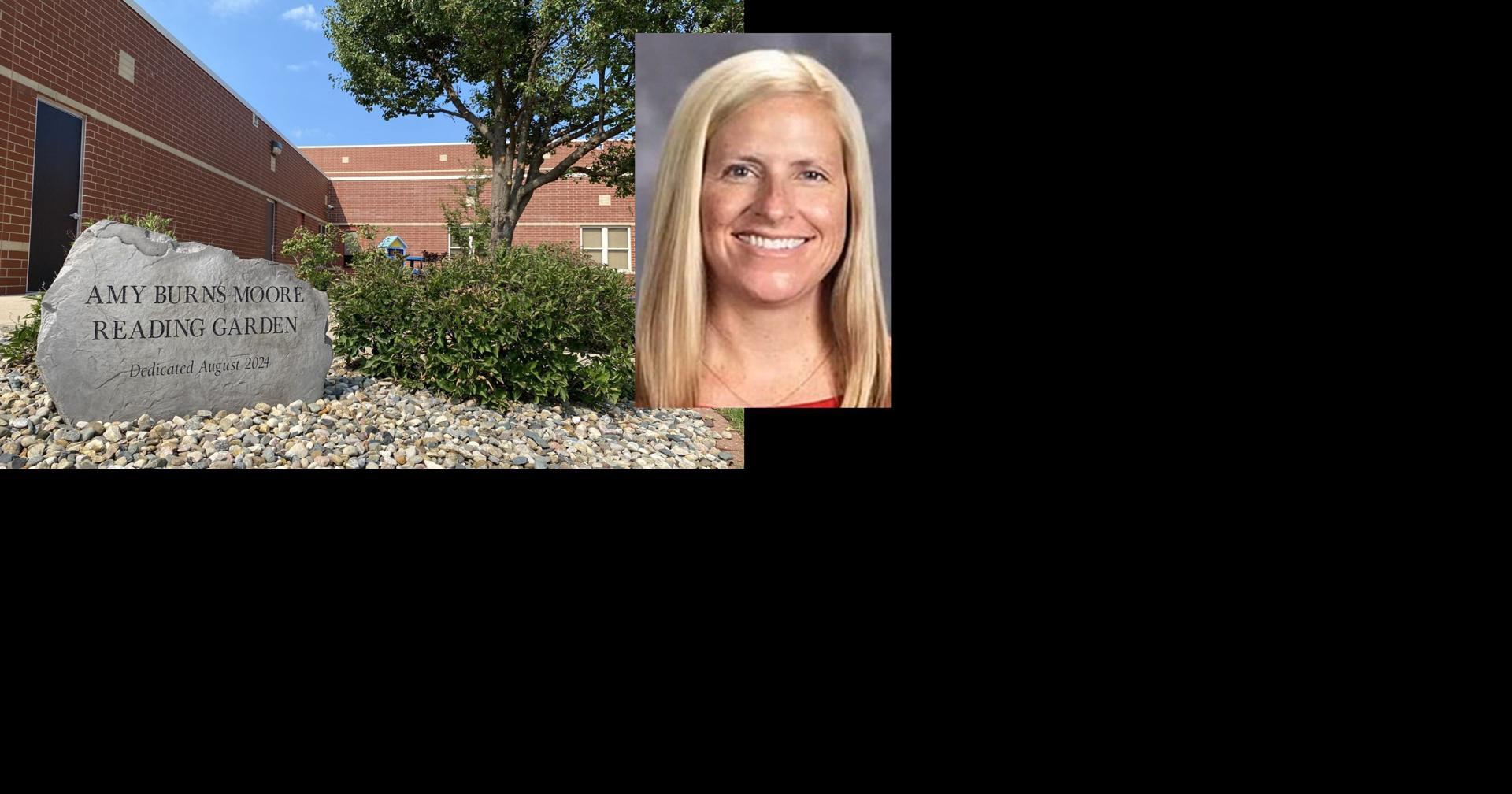 Amy Burns Moore Reading Garden dedicated to Grove teacher