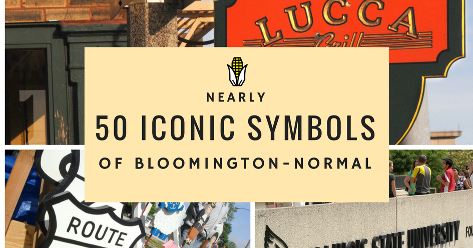 Iconic symbols of Bloomington-Normal