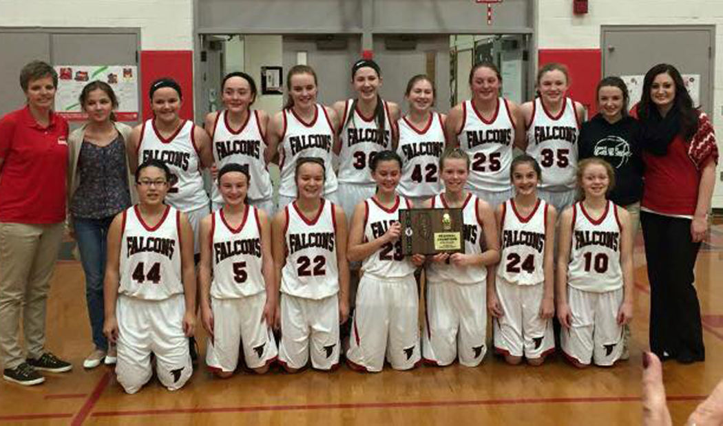 Eighth grade girls win regionals
