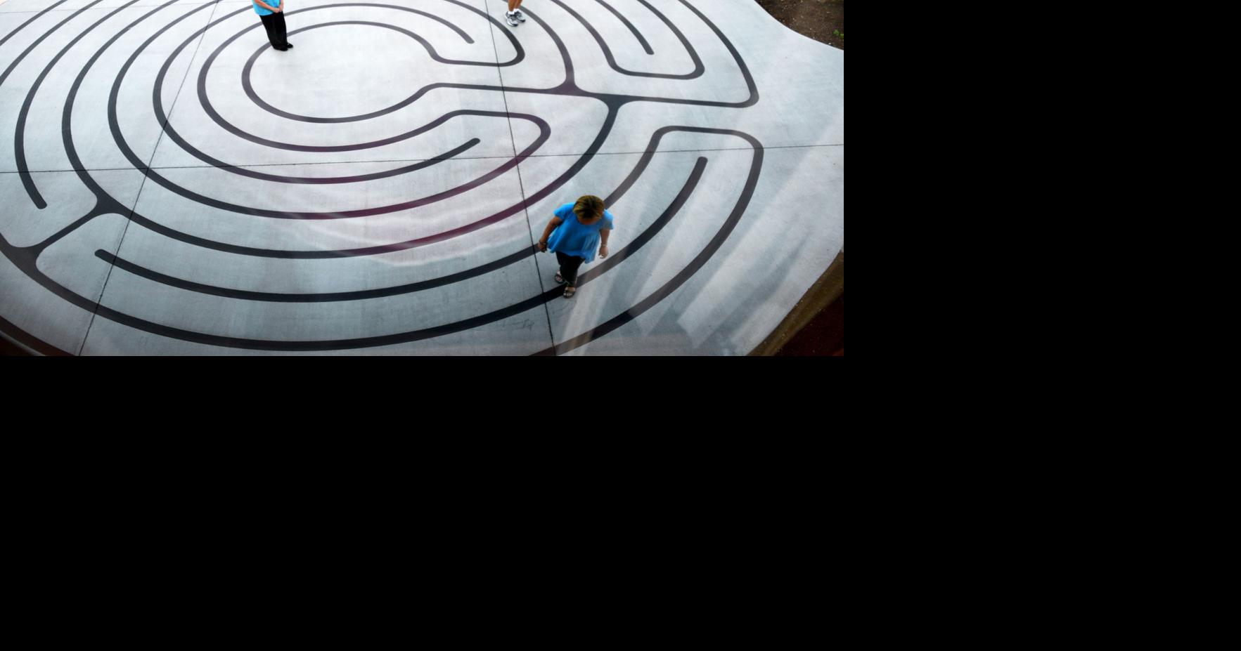 Cancer center labyrinth intended to bring peace