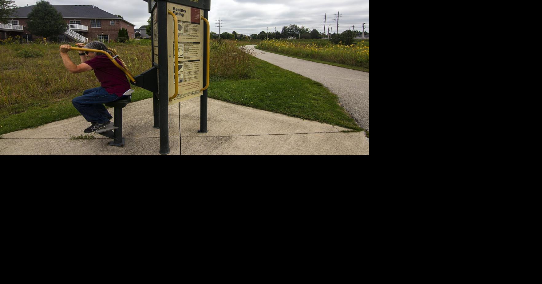 Bloomington's Tipton Park provides several exercise options close to nature