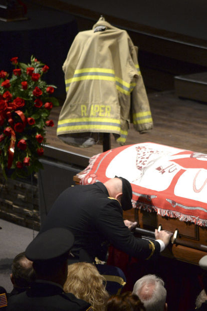 Photos: Normal firefighter Rob Aper services 01/29/2015