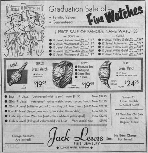 Jack Lewis - April 28, 1957