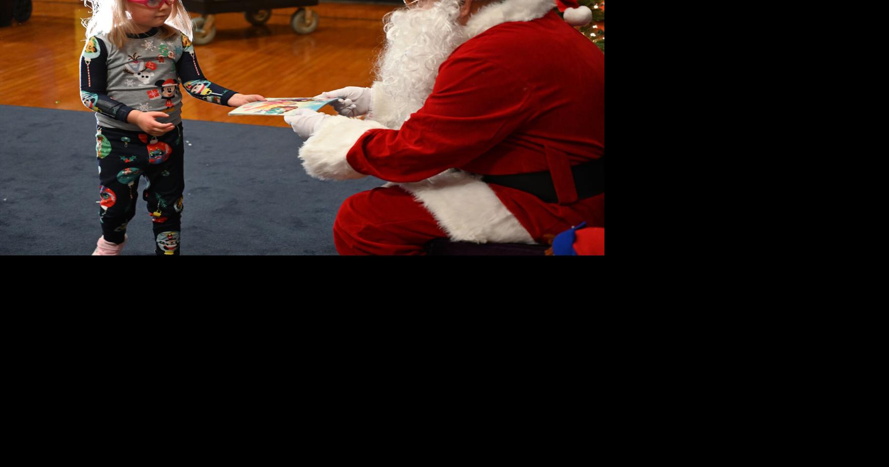 Photos: Santa visits Sarah E. Raymond School of Early Education