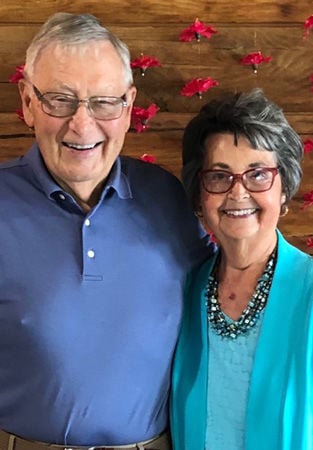 60th for Chuck, Sandy Burns