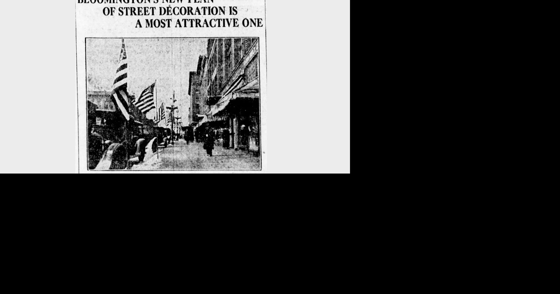 100 years ago: Downtown Bloomington businesses revamp flag displays