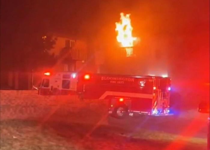 Bloomington apartment fire displaces more than 20 people