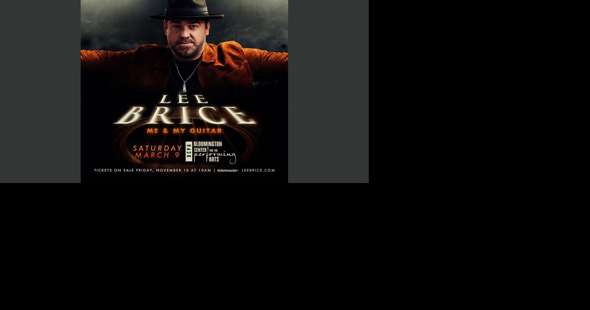 Country singer Lee Brice bringing tour to Bloomington