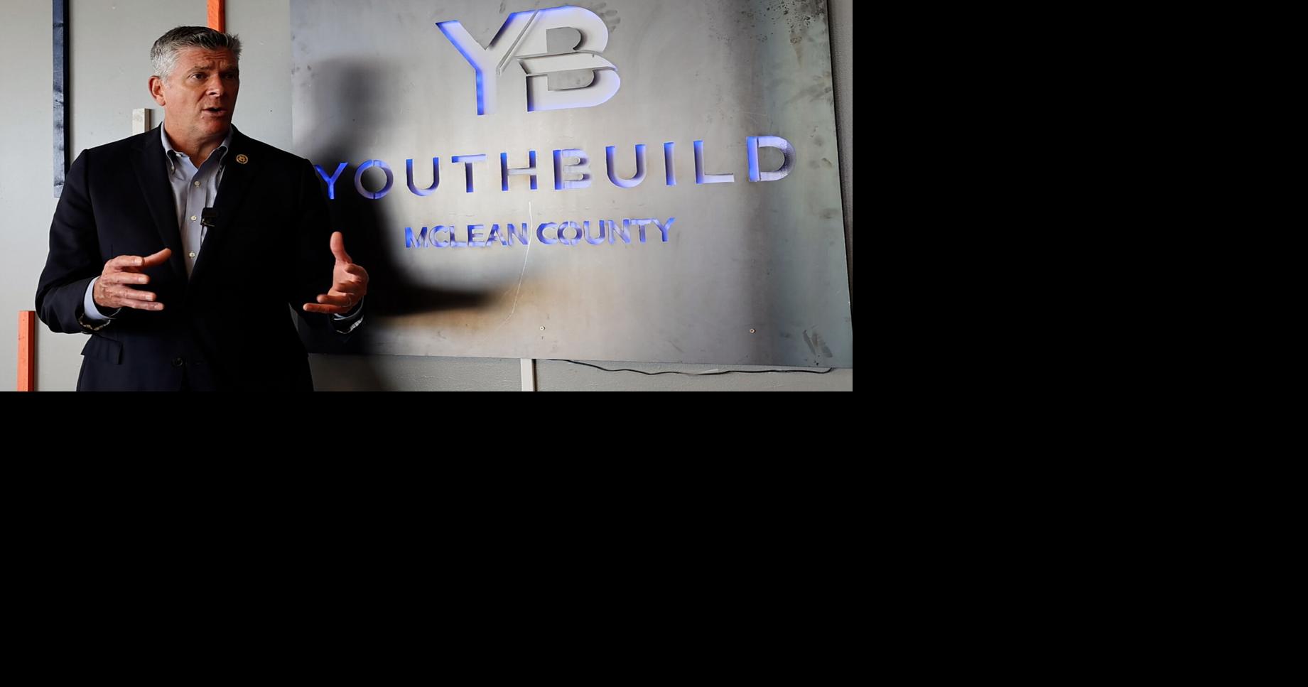 Rep. LaHood tours new assets of YouthBuild McLean County