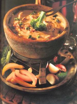 Do fondue: What dinner party could be more simple?