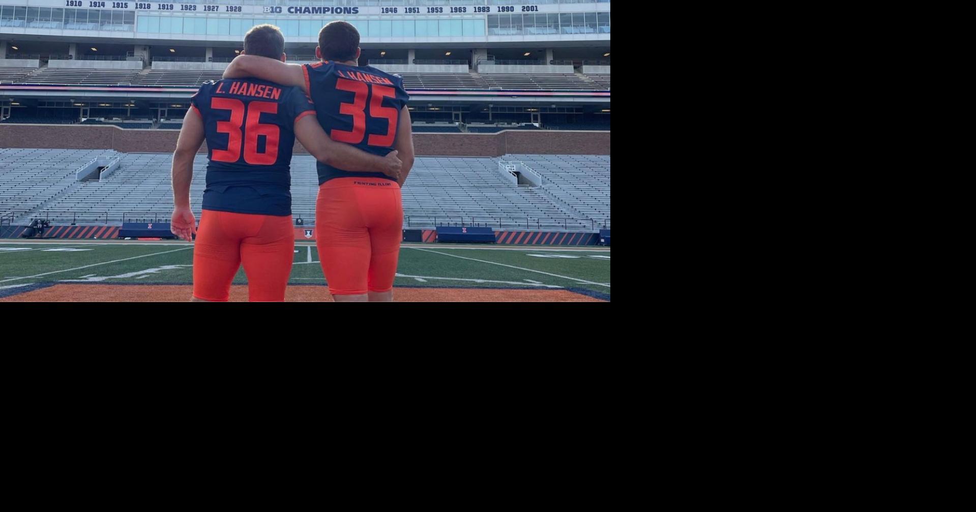 Hansen brothers grateful for unique chance to play together at Illinois