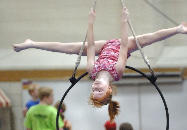 Kids from all over the state, country travel to ISU for circus camp