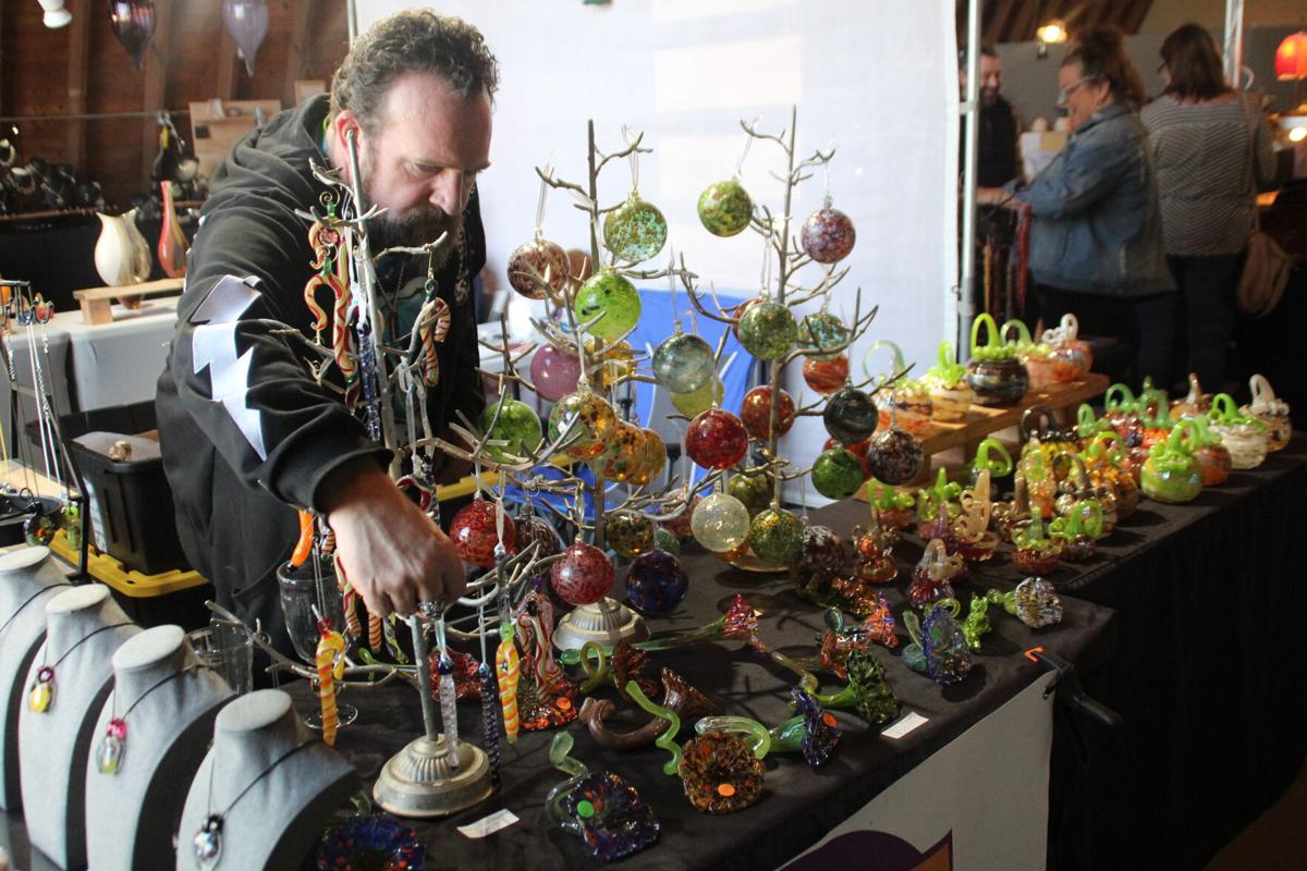 Dozens of artists set up shop at 'Shuckin' Awesome' market in Shirley