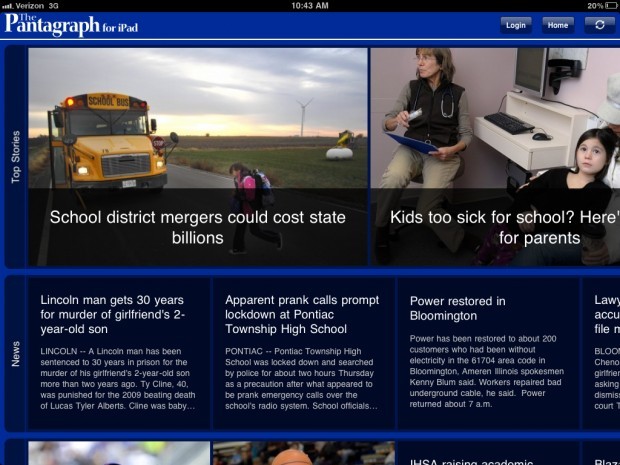 Pantagraph launches news app for iPad