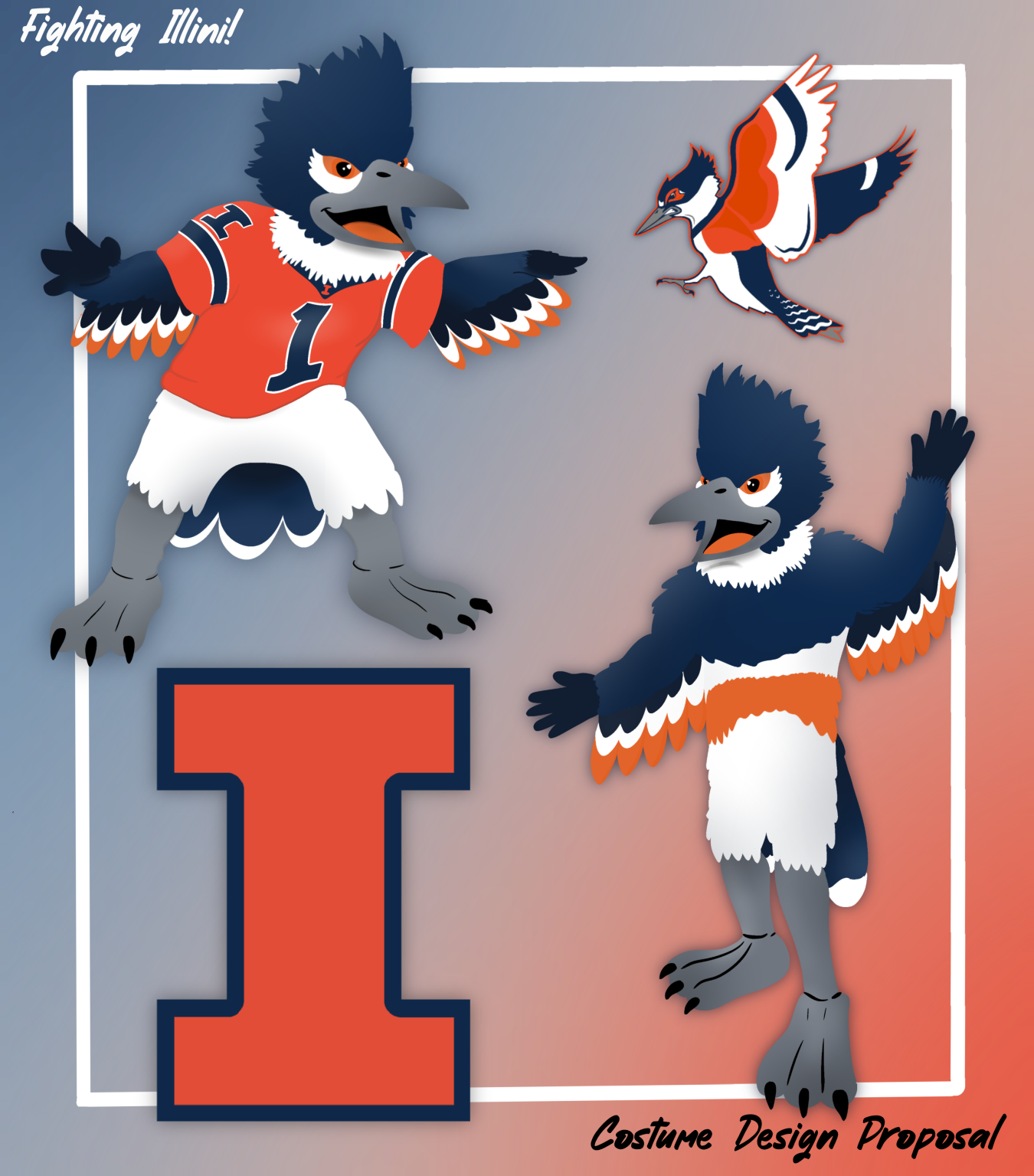 Conn: Why the belted kingfisher works for the Fighting Illini