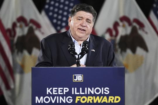 Pledging to 'keep Illinois moving forward,' Pritzker officially launches bid for third term