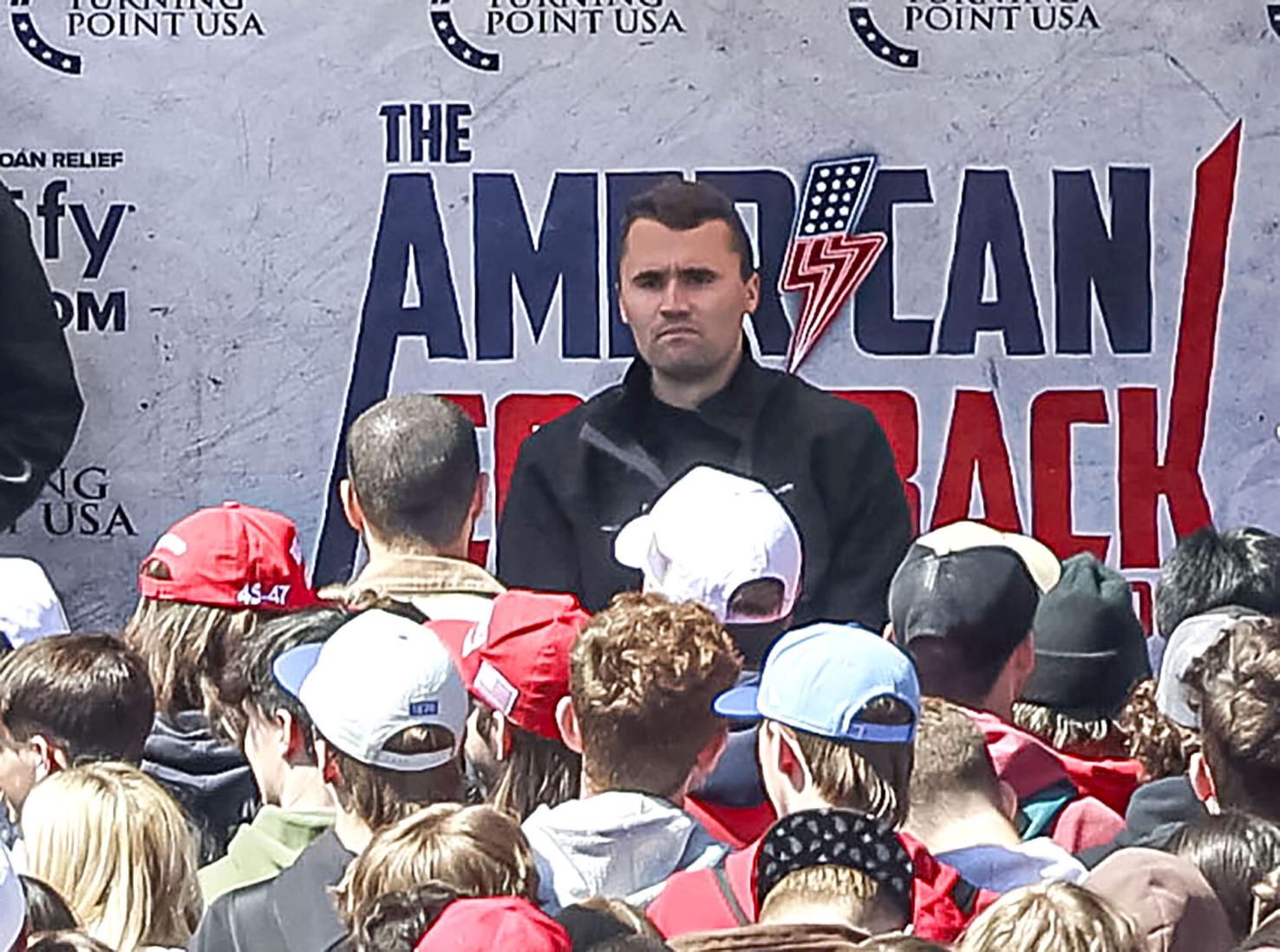Charlie Kirk brings hundreds to ISU campus