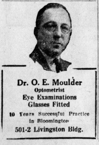 Dr. O.E. Moulder - Jan. 16, 1930