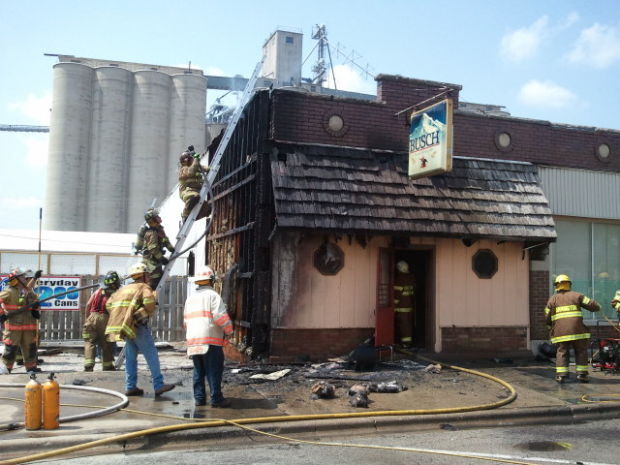Fire damages Minier Tap